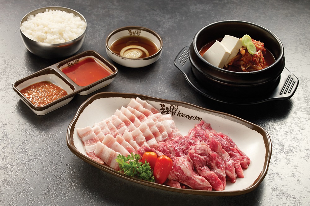 Kkongdon Korean BBQ restaurant is offering an affordable group set ...