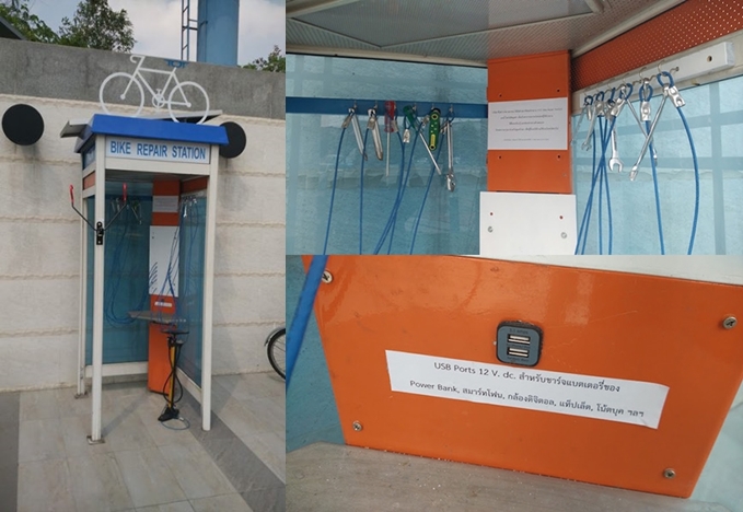 TOT is turning phone booths around Thailand into bike repair pit-stops ...
