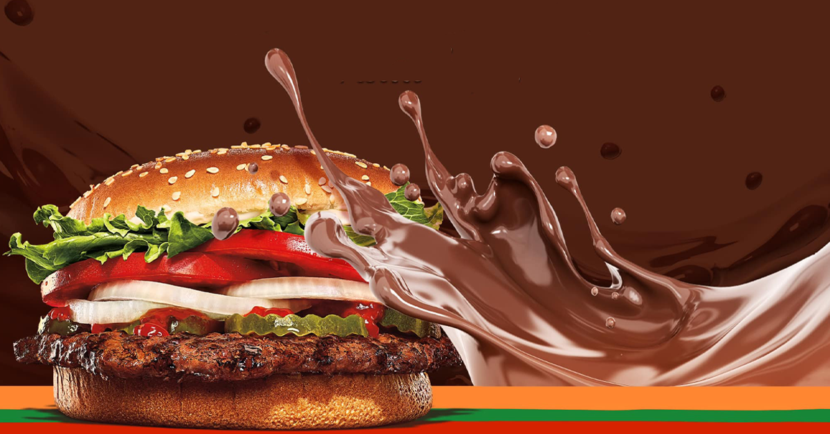 Burger King unveils a disturbing chocolate whopper burger - BK Magazine ...