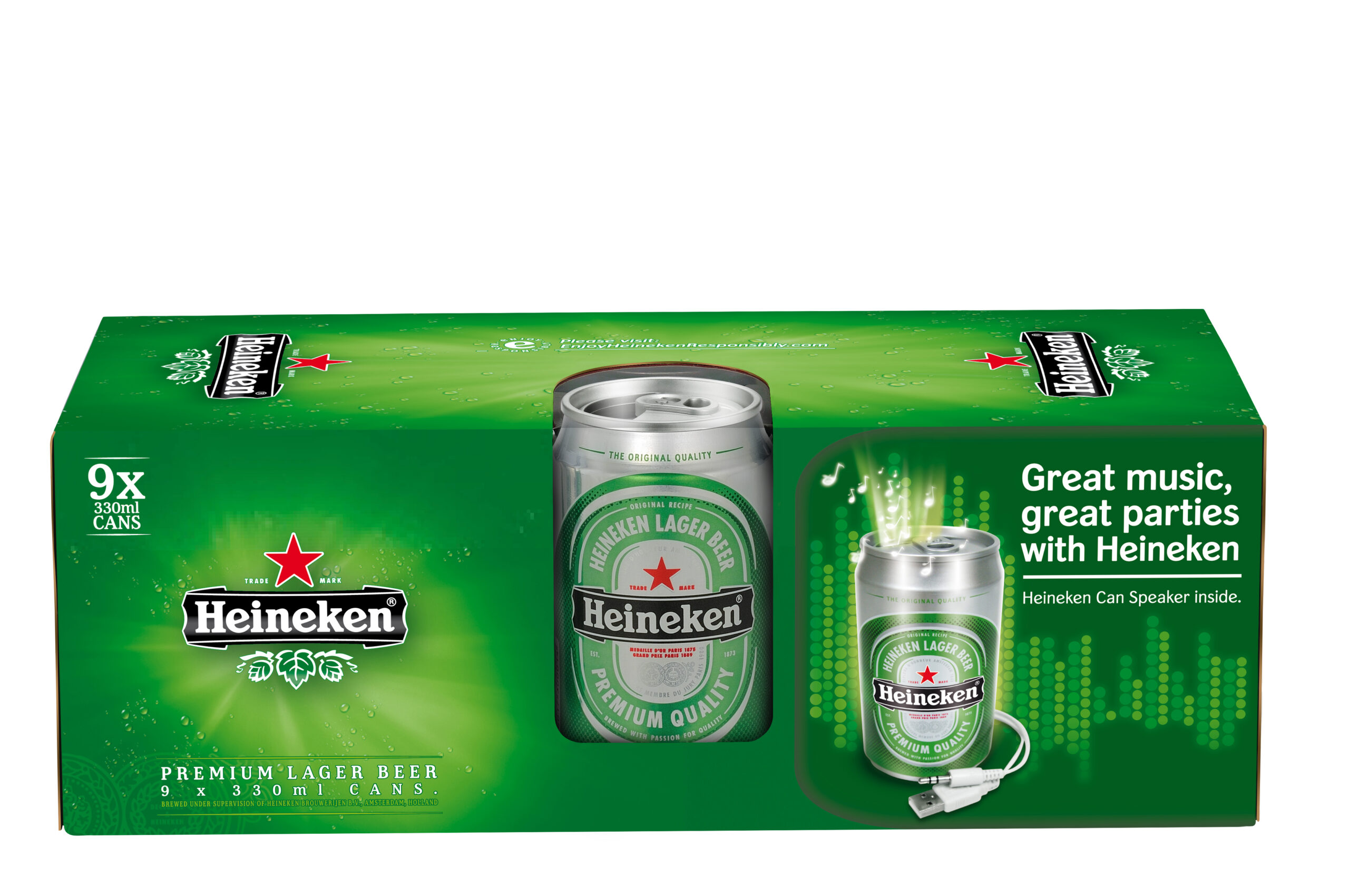 Heineken introduces festive pack with can-shaped speaker - BK Magazine ...