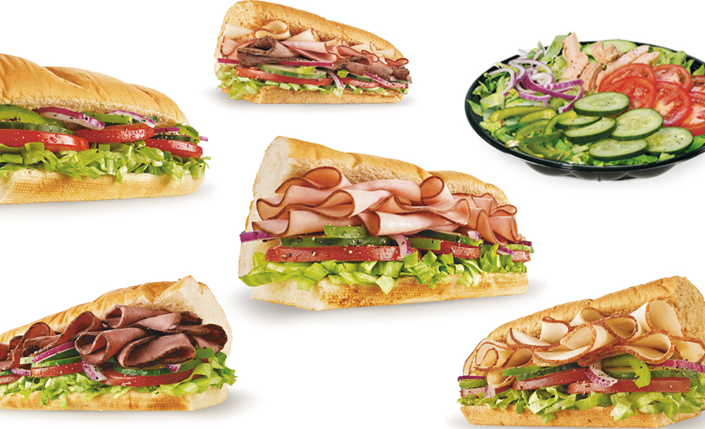 6 delicious and nutritious Subway® sandwiches with under 6 grams of fat ...